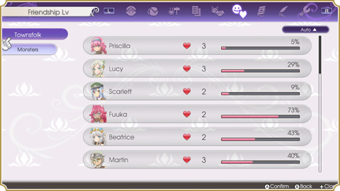 Making Friends｜Rune Factory 5 Online Manual